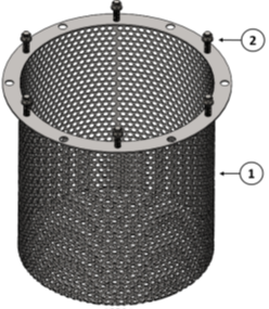 Stainless steel foot strainer | Saint-Gobain PAM International
